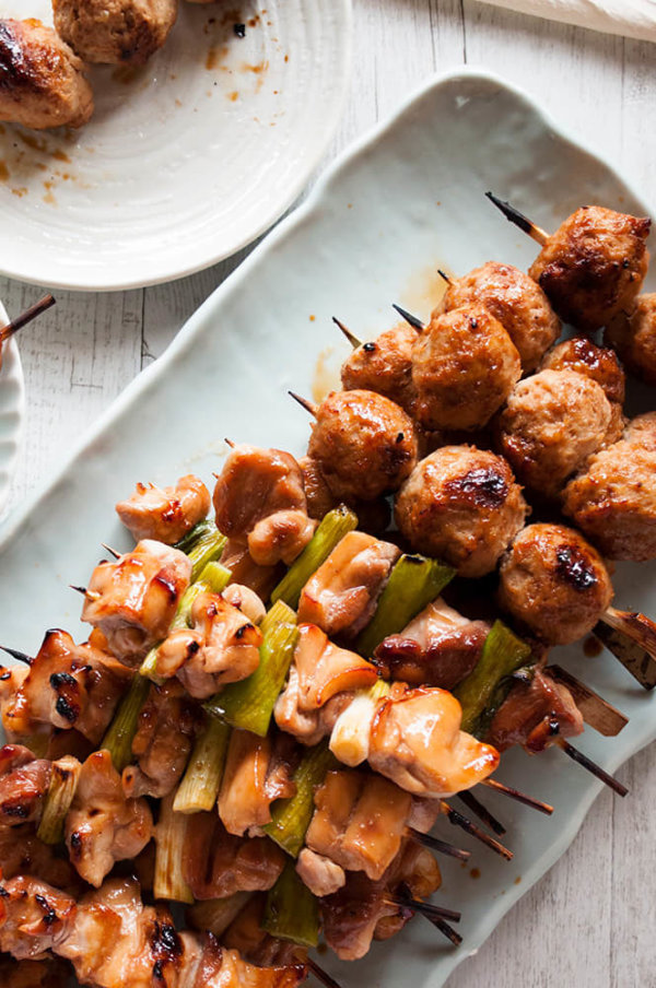 Tsukune (Japanese Chicken Meatballs) - RecipeTin Japan