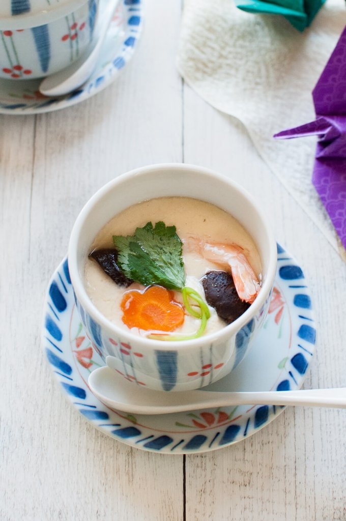 Chawanmushi (Savoury Egg Custard) - RecipeTin Japan