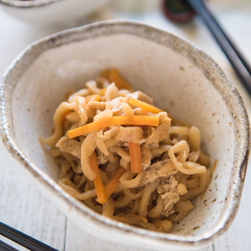 Simmered Kiriboshi Daikon (Dried Shredded Daikon) - RecipeTin Japan