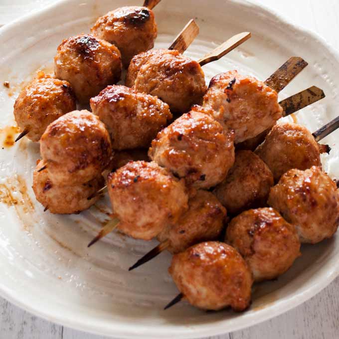 Tsukune (Japanese Chicken Meatballs) - RecipeTin Japan