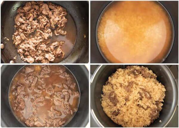 Japanese Beef and Rice (Beef Takikomi Gohan) - RecipeTin Japan