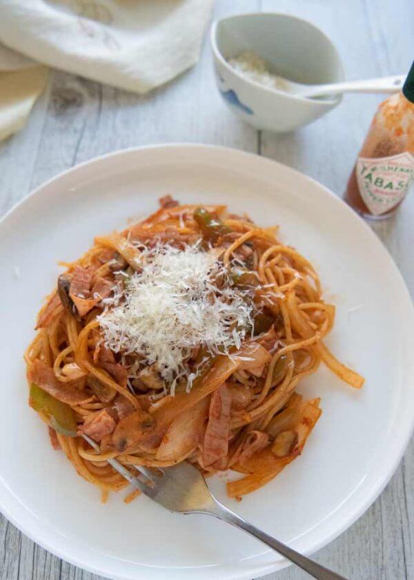 Spaghetti Napolitan (Japanese Ketchup Pasta) - RecipeTin Japan