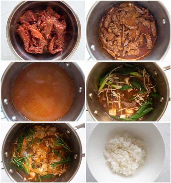 Korean Beef Soup with Rice (Japanese-style Gukbap) - RecipeTin Japan
