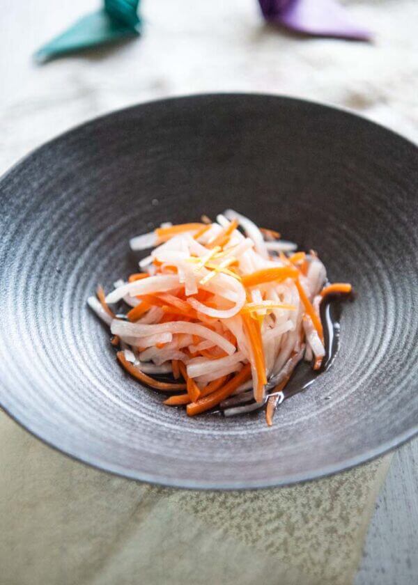 Pickled Carrot and Daikon Recipe (Kōhaku Namasu) - RecipeTin Japan