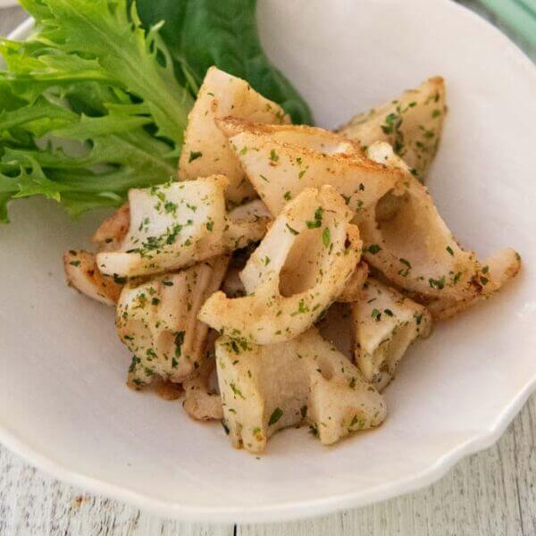 Crunchy Lotus Roots Sautéed in Dashi Butter - RecipeTin Japan