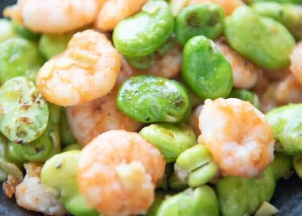 Broad Bean and Prawn Stir Fry - RecipeTin Japan