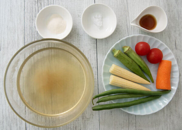 Summer Vegetable Salad in Jelly - RecipeTin Japan