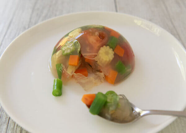 Summer Vegetable Salad in Jelly - RecipeTin Japan