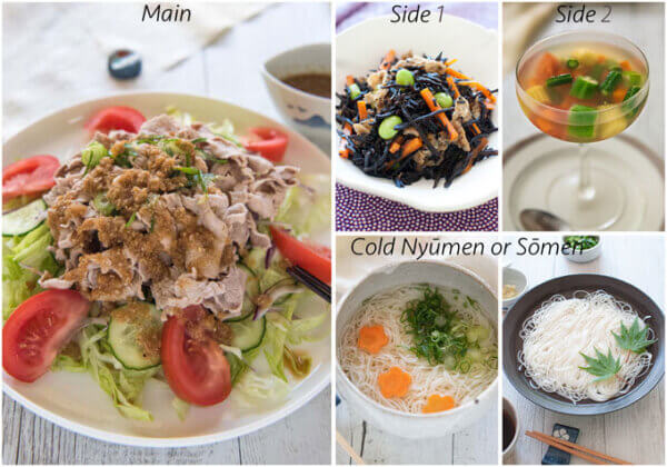 Summer Vegetable Salad in Jelly - RecipeTin Japan