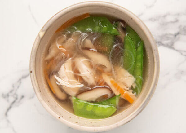 Japanese Glass Noodle Soup (Harusame Soup) - RecipeTin Japan