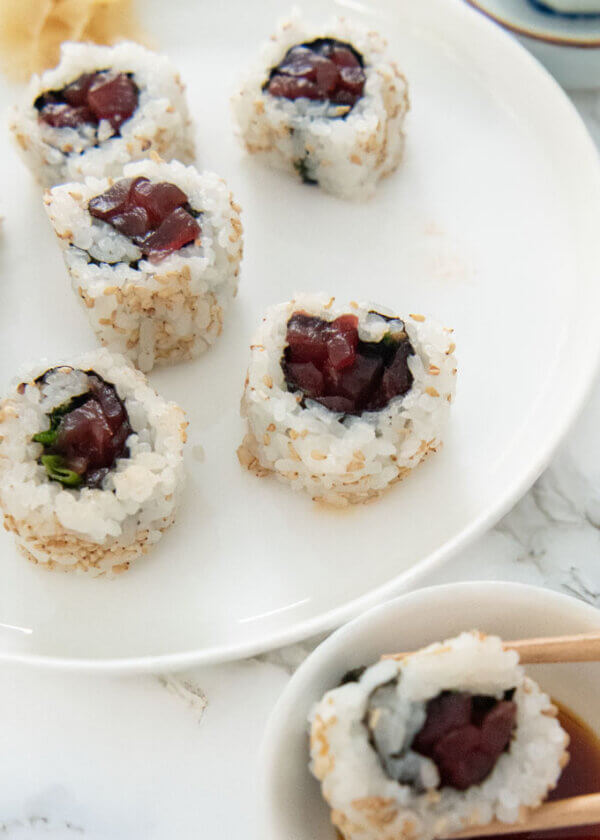 Spicy Tuna Rolls - RecipeTin Japan